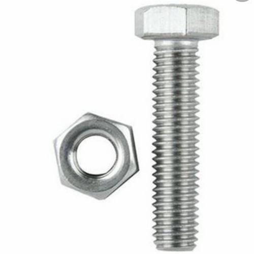 Jual Baut Mur Putih M4x50 BMP M4 x 50 Baut Mur Besi Galvanis Baut & Mur ...