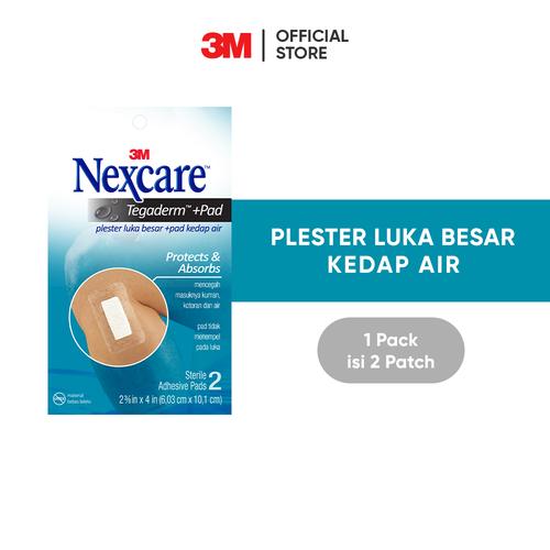 Jual 3M™ Nexcare™ Tegaderm + Pad, Kedap air, 1 pak/2 pcs, Untuk luka ...