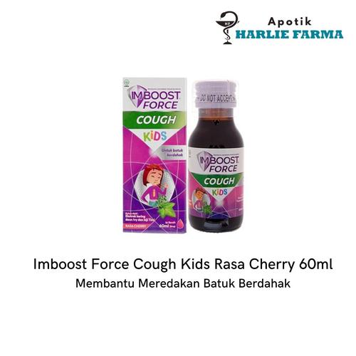 Jual Imboost Force Cough Kids Sirup Rasa Cherry 60ml Untuk Batuk ...
