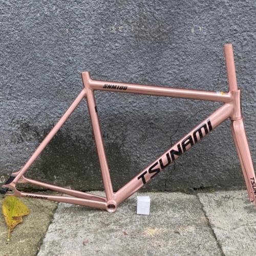 Jual Frame tsunami SNM 100 alloy rose gold fixie original - Jakarta ...