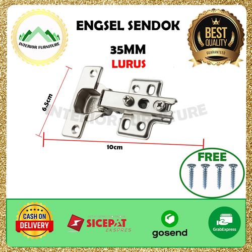 Jual Engsel Lemari Engsel Sendok NON Slowmotion 35mm FREE SEKRUP ...