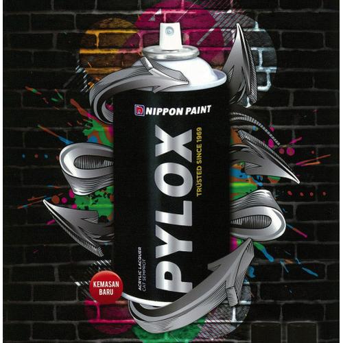 Jual CAT AEROSOL / CAT SEMPROT PYLOX - SEMUA WARNA 300CC - PUTIH KILAP ...