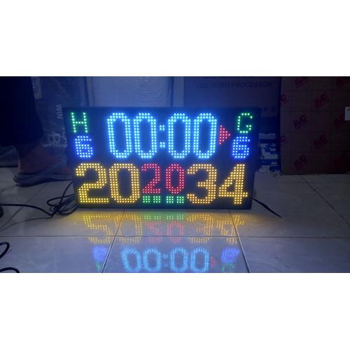 Jual Scoreboard portable score board basket papan skor digital - Remote ...