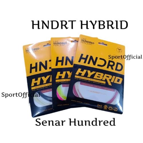 Jual Senar Badminton HUNDRED HYBRID dua warna Original - Hitam putih ...
