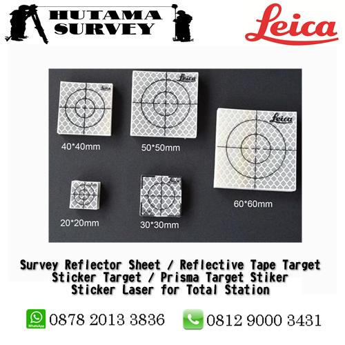 Jual Survey Reflector Sheet/ Reflective Tape/ Prisma Target Sticker ...