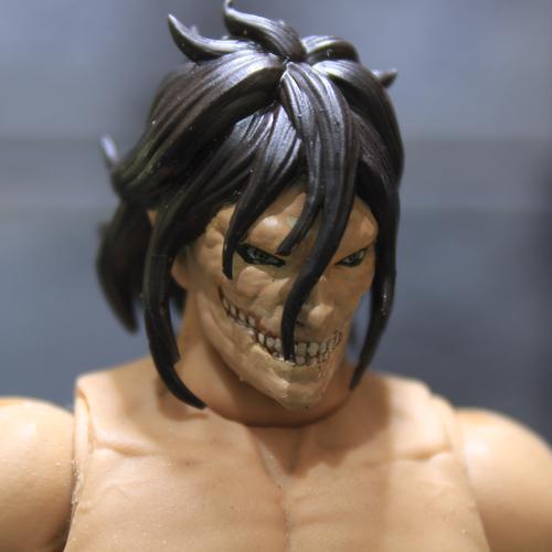 Jual 1/12 Custom AoT Attack on Titan Eren SHF Mezco Mafex HS Head ...