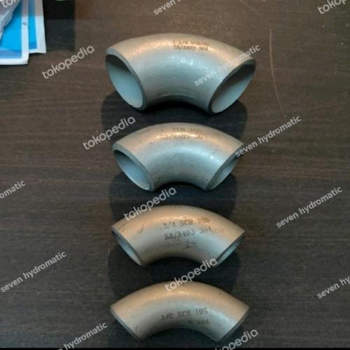 Jual ELBOW LAS SS304 3/8 " INCH SCH 10/ ELBOW LAS STAINLESS SS304 SC 10 ...