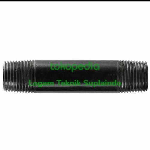 Jual Pipa Neppel Besi(15cm) Uk 3/4 Inch / Pipe Thread Carbon Steel(Besi ...