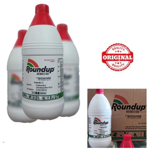Promo RoundUp 480 SL 1 Liter Obat Pembasmi Rumput dan Gulma Round Up ...