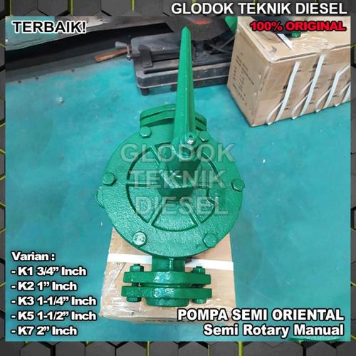 Jual Pompa Semi Oriental K2 1" Inch Rotary Hand Pump Manual Original ...