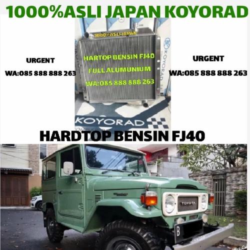 Jual Radiator Toyota Hardtop FJ40 FULL ALUMUNIUM ASLI JAPAN KOYORAD ...