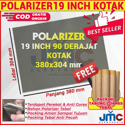 Jual Polaris polarizer lcd monitor 19inc 90 derajat dimensi kotak ...
