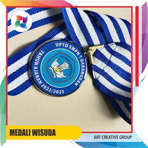 Jual Custom Kalung Medali Graduation School Akrilik - Kelulusan SD SMP ...