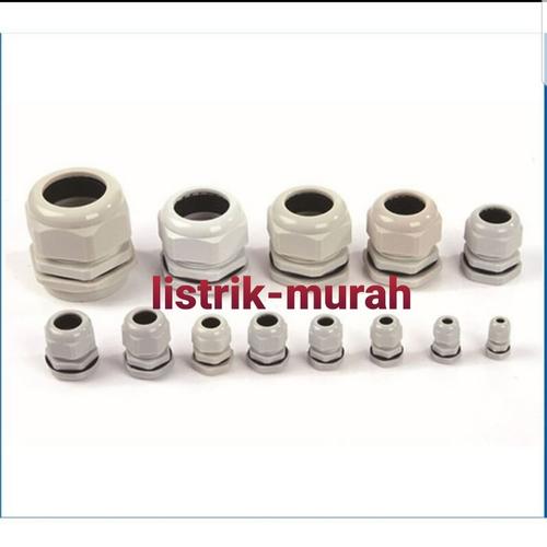 Jual Kabel Gland PG29 PG-29 PG 29 Cable Glan PVC Putih / Hitam - Putih ...