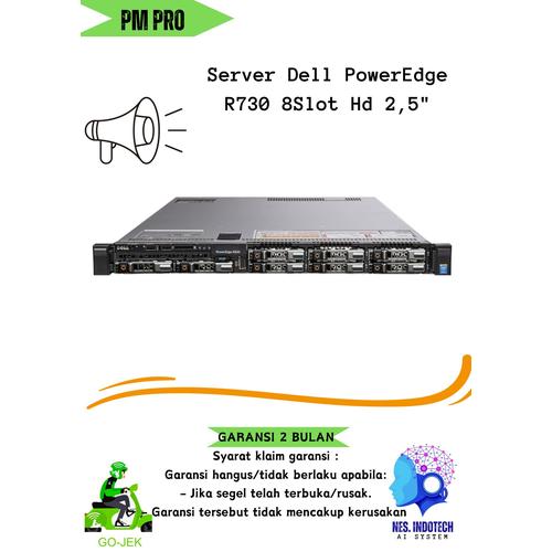 Jual Server Dell PowerEdge R730 32 Core 64 Thread 8Slot Hd 2,5"garnsi 2 ...