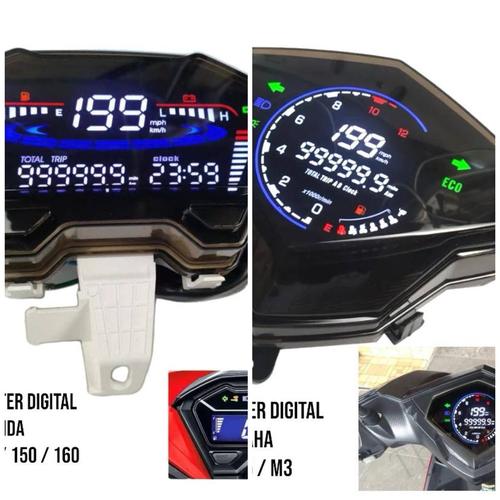 Jual Speedometer LED Digital Mio 125/M3 Vario 125/150/160 Spidometer ...