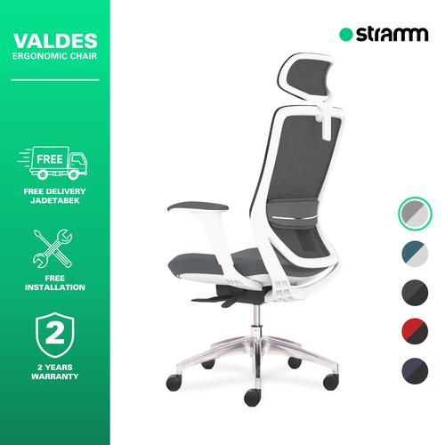 Promo Kursi Kantor Ergonomis Stramm Valdes I with Alumunium Footbase ...
