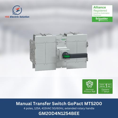 Promo Schneider MTS GoPact 200 (COS) 4 Pole 125A - GM20D4N1254BEE Cicil ...