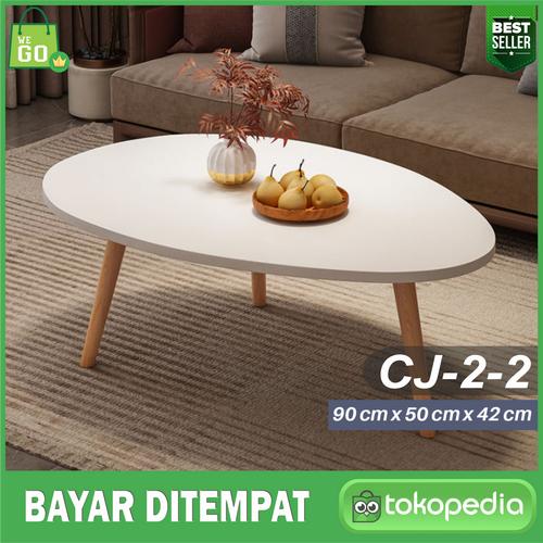 Jual Coffee Table Meja Kopi Meja Tamu 1 Tingkat Minimalis Serbaguna ...