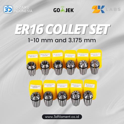 Jual ZKlabs CNC Router Spindle ER16 Collet Set 1-10 mm and 3.175 mm ...