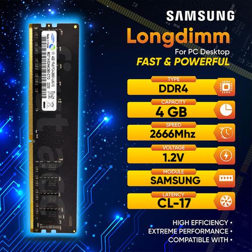 Jual Longdimm Ram PC Komputer 4GB PC4-2666 2667 MHz - Kota Bekasi ...