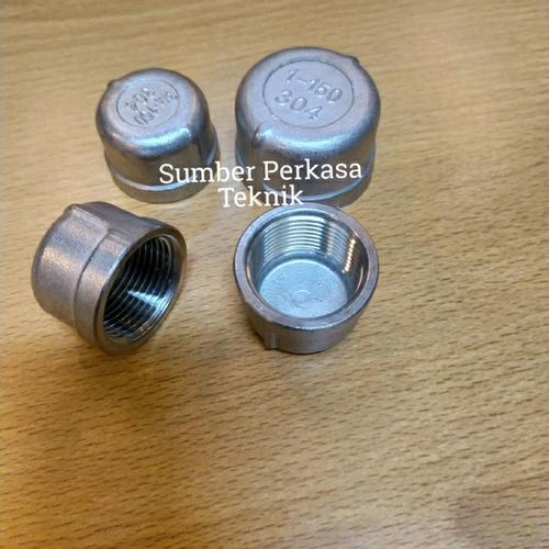Jual Dop / End Cap Stainless SS 304 Drat 2 inch - Jakarta Barat ...