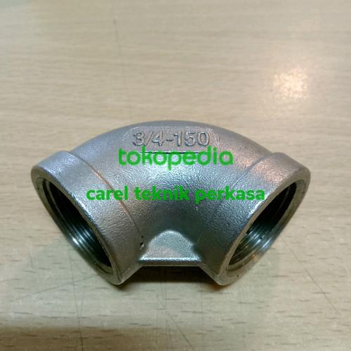 Jual KNEE / ELBOW SS304 4" INCH DRAT DALAM STAINLESS STEEL 304 - Jakarta Barat - carel teknik ...