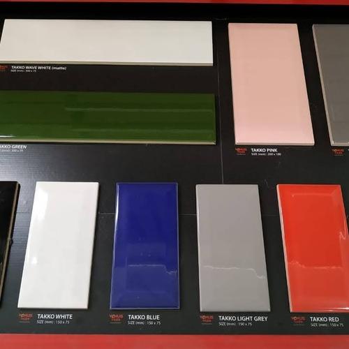 Jual Venus Takko Dark Blue Glossy No Bevel - Backsplash Tile - 100 x ...