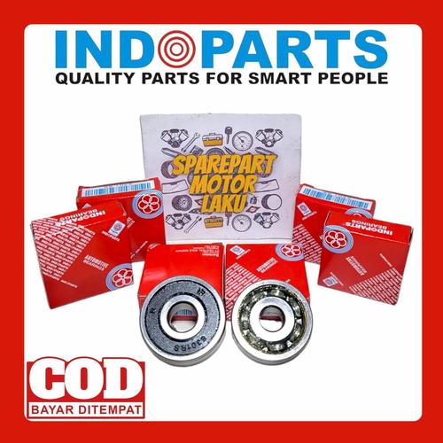 Jual BEARING KLAHER 6201 RS RODA DEPAN BEAT VARIO 125 150 INDOPART ...
