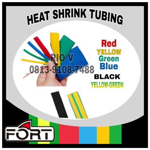 Jual Heat Shrink WARNA Tube Selongsong Kabel Bakar 120mm FORT - Hijau ...