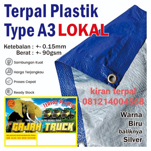 Jual Terpal Plastik A3 uk 2x3 mtr - Kota Surabaya - kiran terpal ...
