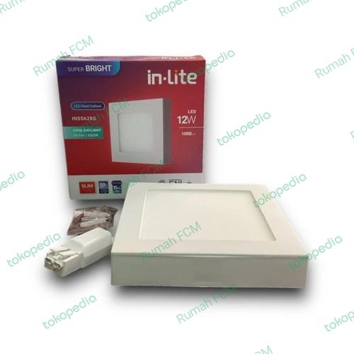 Jual Inlite Lampu Downlight Panel LED Outbow Kotak 12w Inlite INSS628S ...