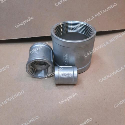 Jual Socket Stainless SS304 2 inch / sok drat dalam 2" inch SS 304 ...
