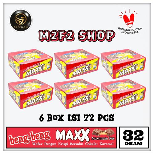 Jual Beng-beng Maxx Wafer Caramel Crispy Chocolate | Cokelat - 32 gr ...
