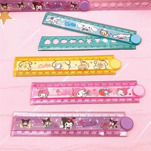 Jual Penggaris Lipat Warna Warni Lucu Sanrio / Cute Folding Ruler ...