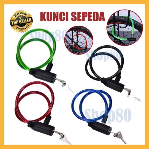Jual Gembok Sepeda Rantai Kawat Kunci Pengaman Seling Sling Cable ...