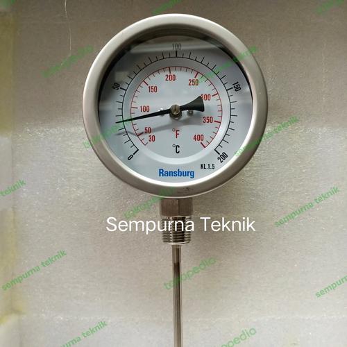 Jual Thermometer 4"inch 100Derajat Panjang Stik 10cm Ransburg - Jakarta ...