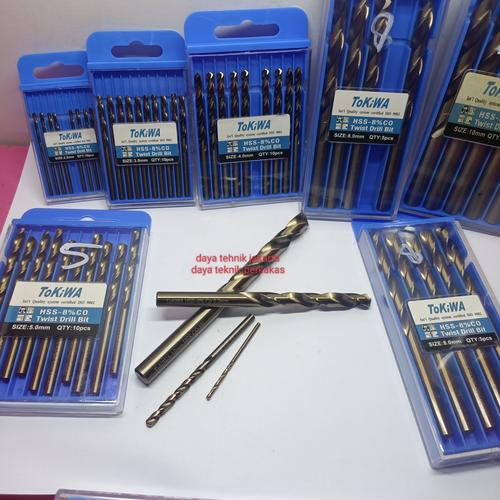 Jual mata bor stainless 2mm HSS co8 tokiwa - mata bor besi co 8% tokiwa ...