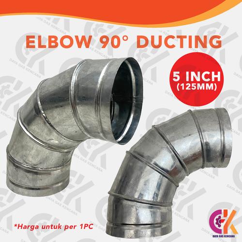 Jual Elbow 90 Derajat Flexible Ducting 5 Inch - Sambungan Ducting ...