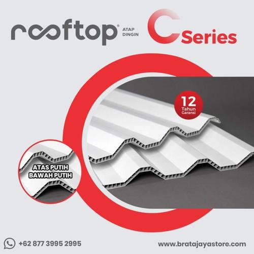 Jual BEST Atap uPVC Rooftop C Series C-Series 5.5 Meter Rumah Gedung ...