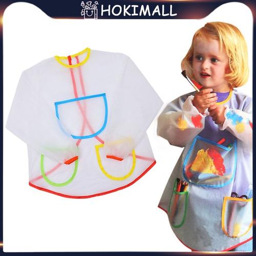 Jual Apron Lukis Anak Lengan Panjang Celemek Melukis Kids Painting ...