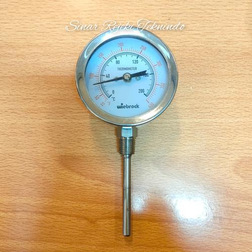 Jual Thermometer Raket 100°C 6" Termometer Raket Stainless 100 derajat ...
