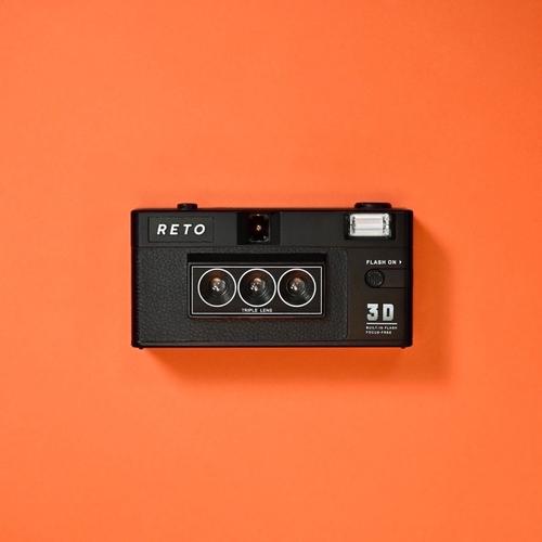 Jual (ORIGINAL) Reto 3D Analog Film Reusable Camera - White - Kab ...