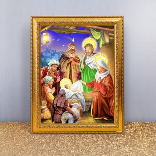 Jual 5.Bingkai + Foto semi canvas.Ukuran : 16" x 24" Lebar bidang 4 cm ...