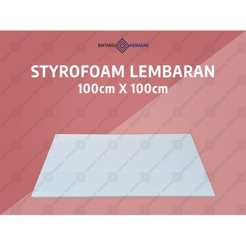 Jual Styrofoam Lembaran 100 x 100cm Papan Styrofoam Lembaran Styrofoam ...