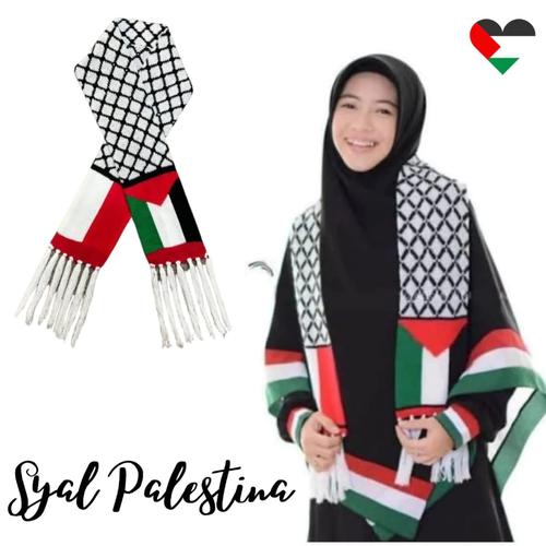 Jual Syal Motif Palestina / Syal Berjuang Bela Palestine Terlaris / Cod ...