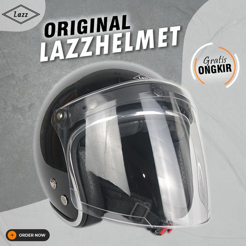 Jual helm classic retro bogo motor pria wanita original fullset kaca ...