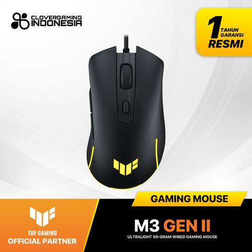 Jual Asus TUF Gaming M3 Gen II Wired Gaming Mouse 59g Lightweight 8000 ...