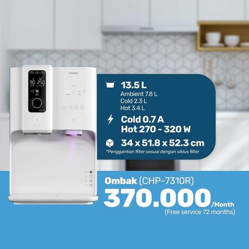 Jual COWAY WATER PURIFIER OMBAK PKT CICILAN 72 FREE FILTER/GRS 6 TH ...