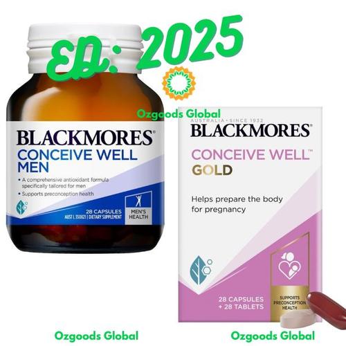 Jual BLACKMORES CONCEIVE WELL GOLD 56 MEN 28 - AUSSIE - GOLD 56 ...
